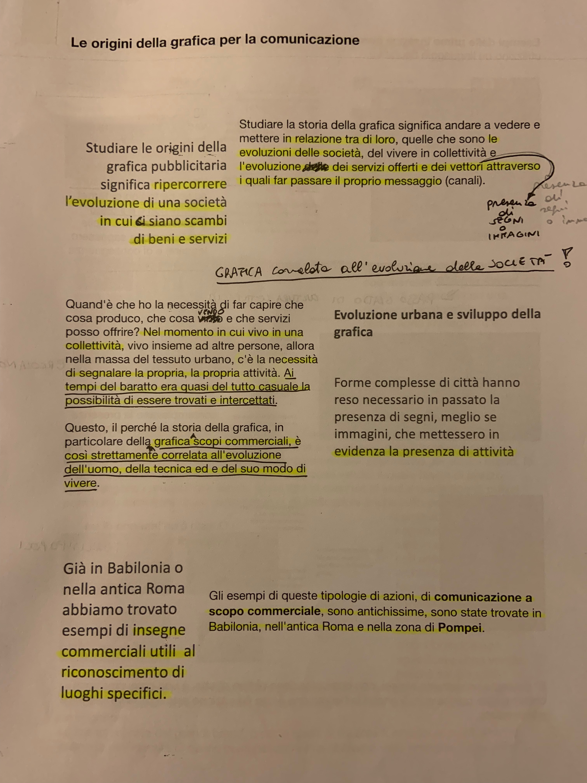 Le origini della grafica per la comunicazione parte 1 - Storia della grafica - Studocu