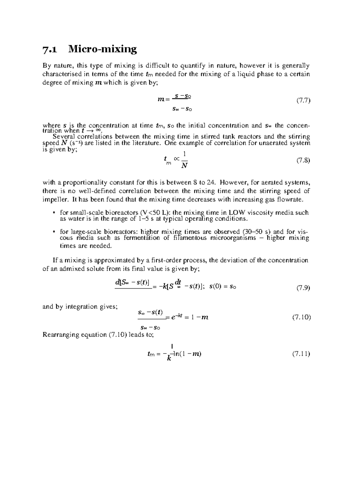 Micro-mixing - Micro-mixing - 7 Micro- mixing By nature, this type of ...