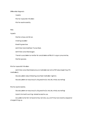 Oxygenation Stars - Respiratory - Oxygenation Stars Assess effects that ...