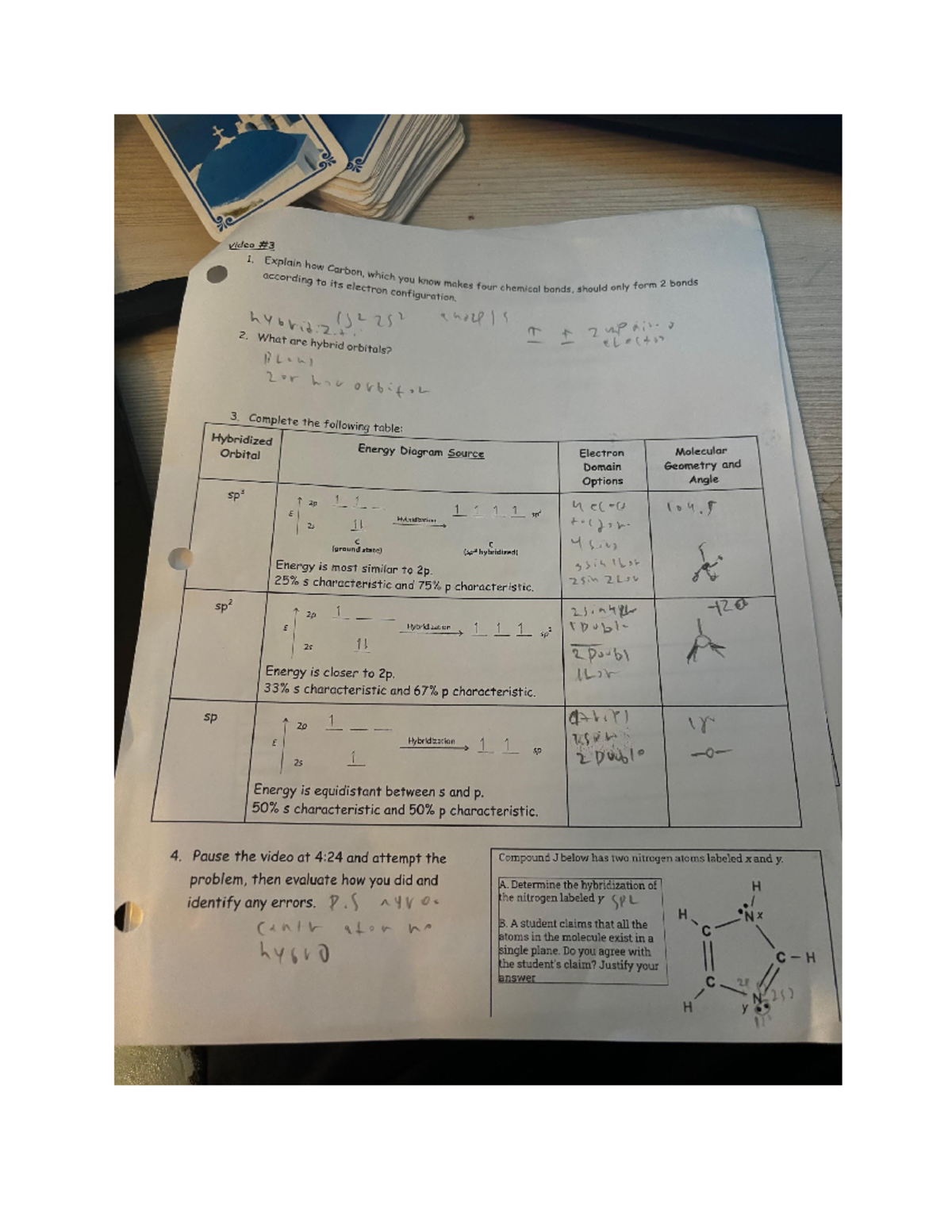 Chem worksheet - 2.1 through 2.7 ap video notes - video 1. according ...