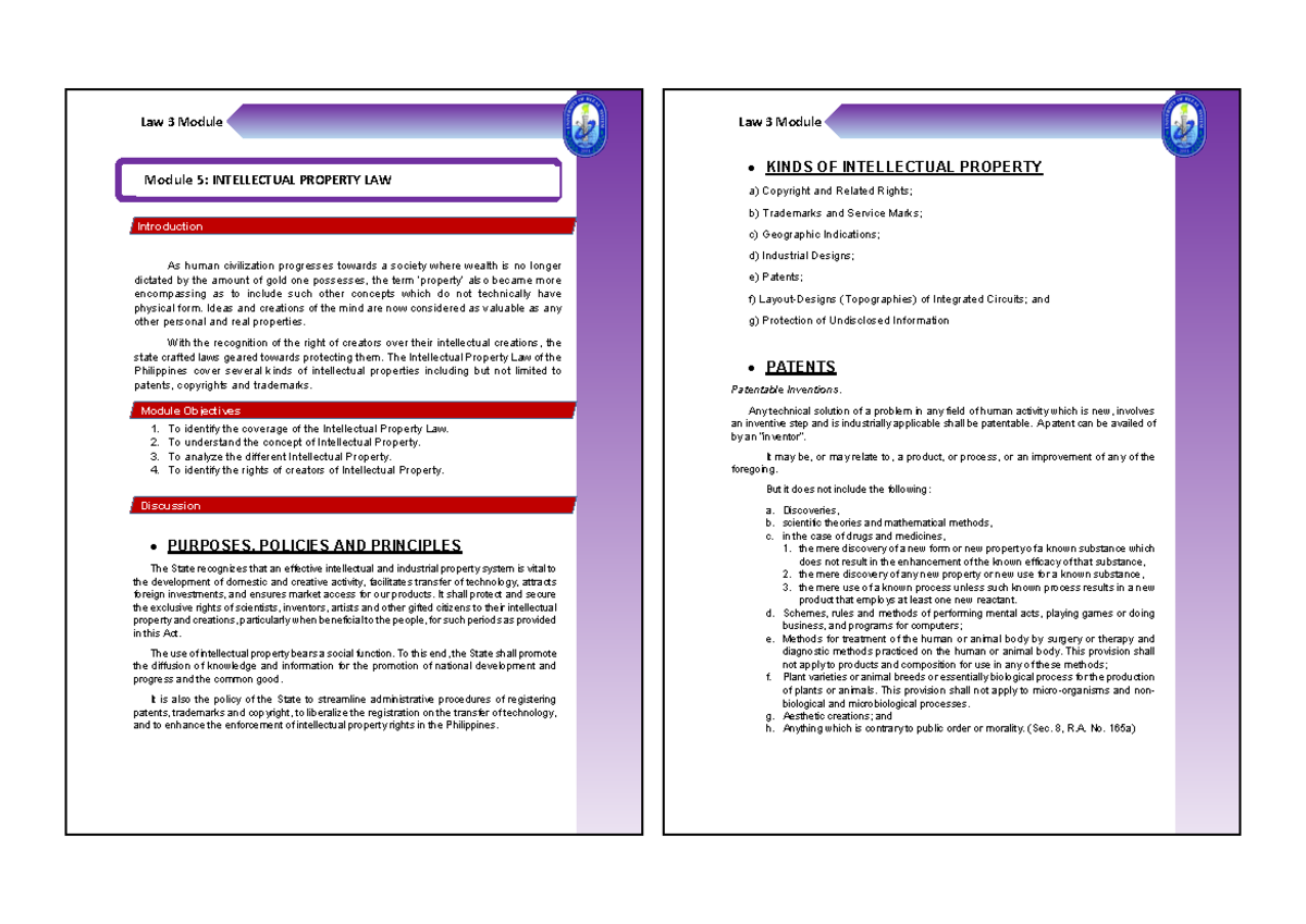Law 3 Unit 2 Module 5.1 - converted - As human civilization progresses ...
