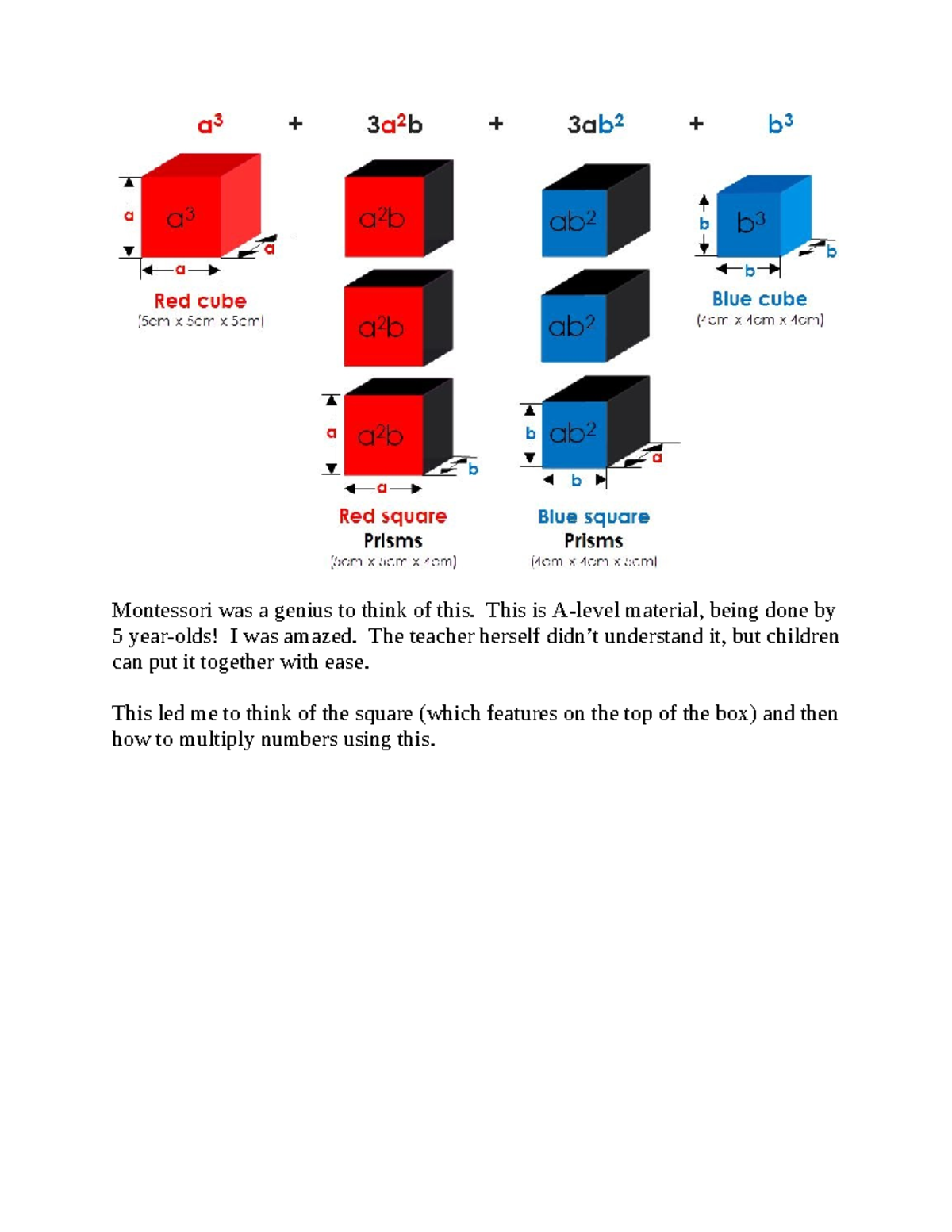The Math Hack Book - Montessori was a genius to think of this. This is ...