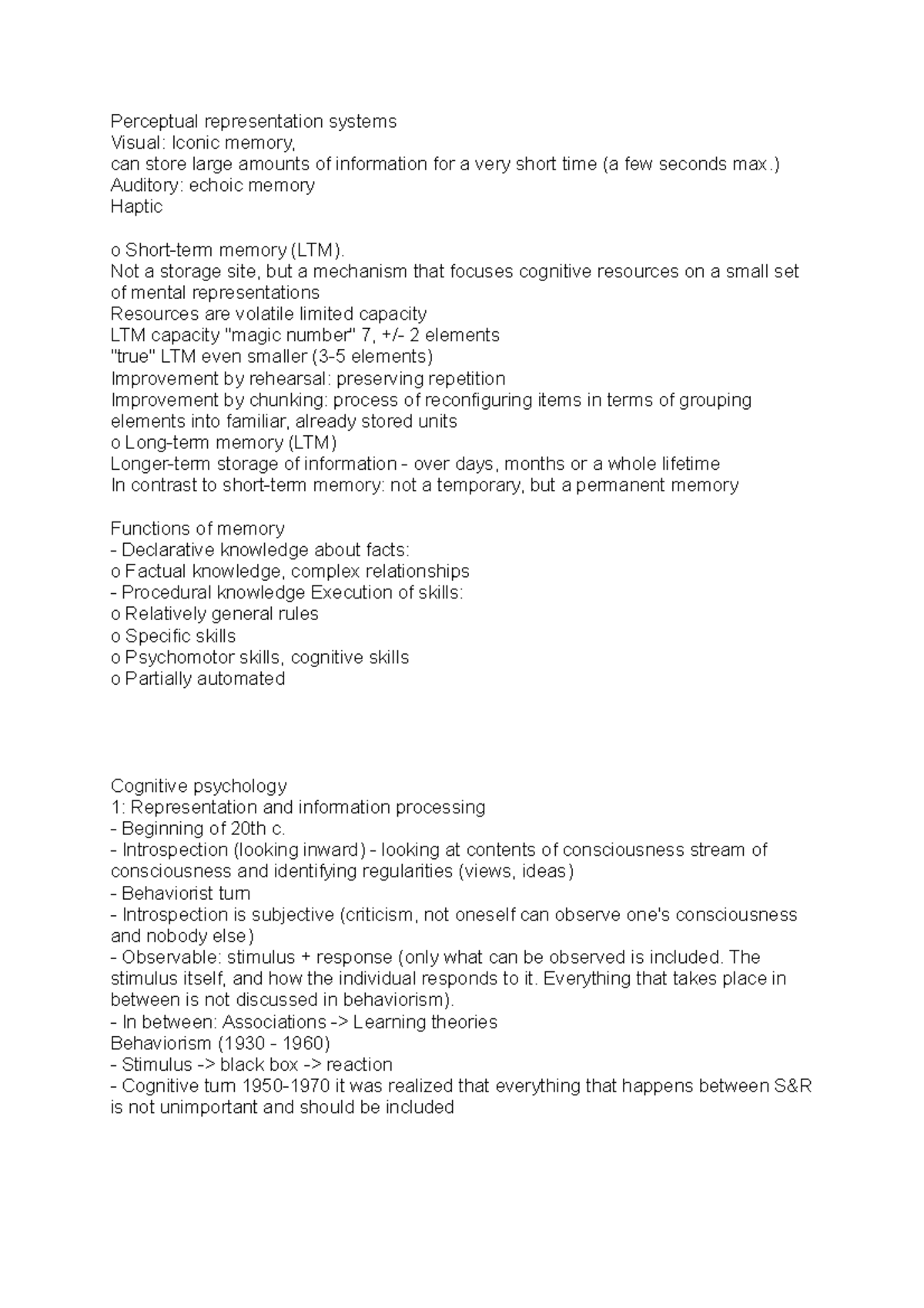 Perceptual representation systems - Perceptual representation systems ...