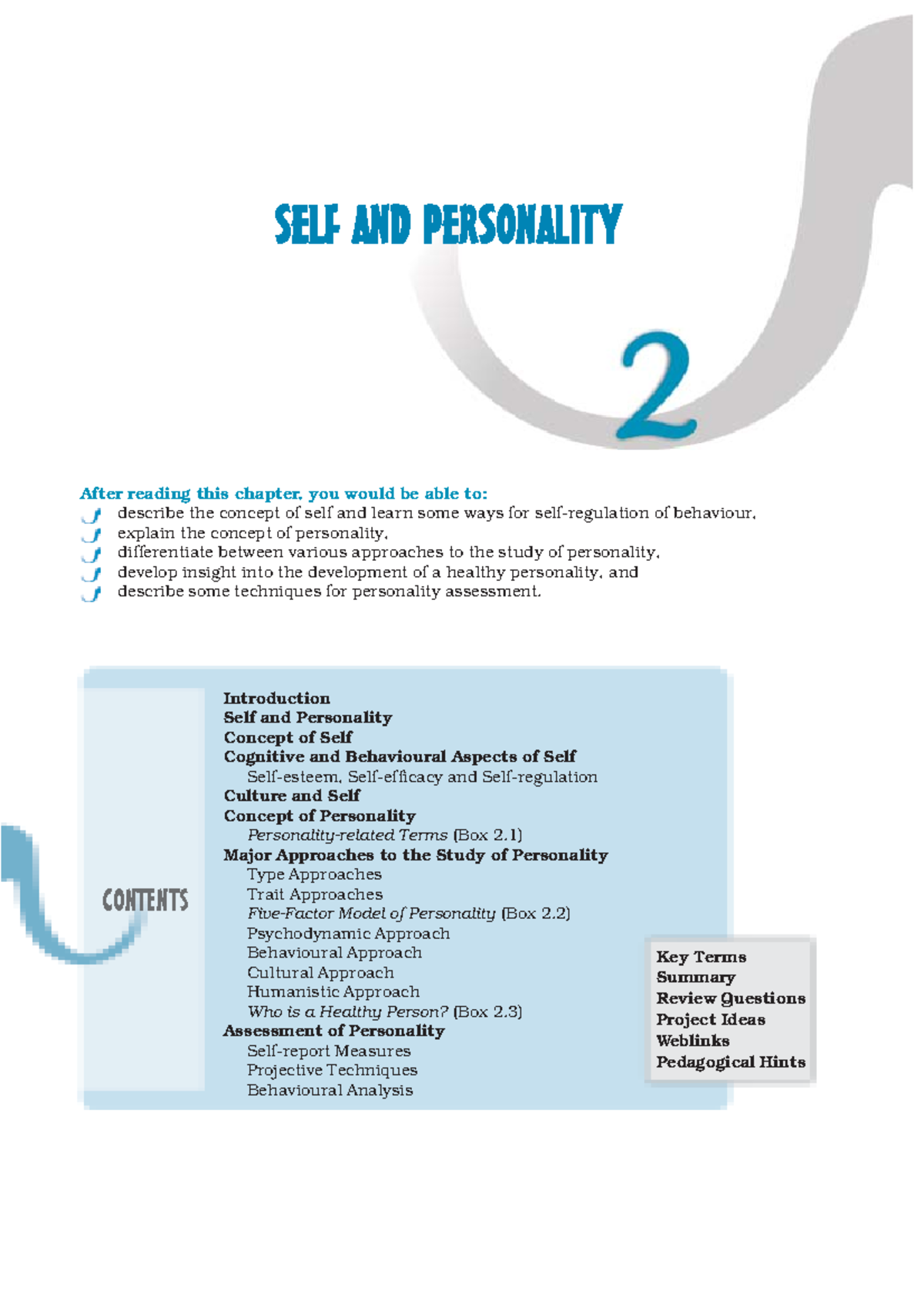 Chapter 2 psychology - SELF AND PERSONALITYSELF AND PERSONALITYSELF AND ...