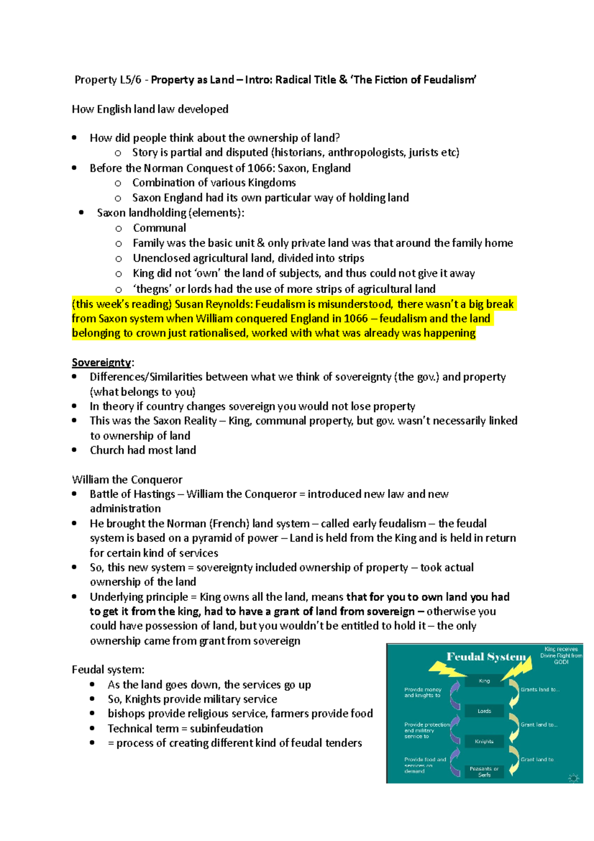 Radical Title - Prep for tutorial - Property L5/6 - Property as Land ...