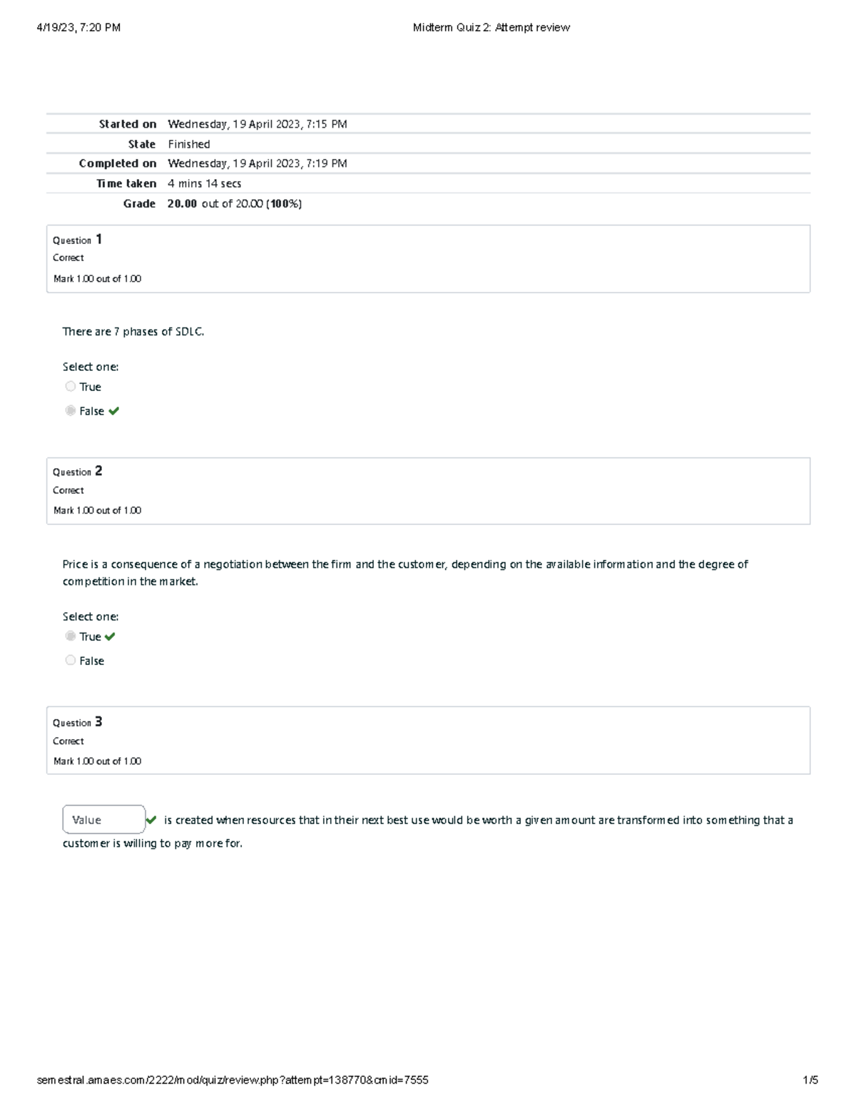 IS Strategy, Management and Acquisition Midterm Q2 - Started on ...