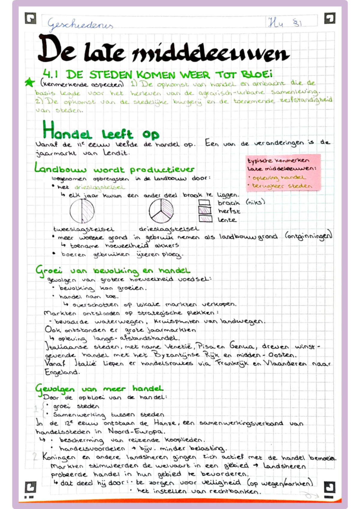 H4 par 1 2 3 4 De late middeleeuwen - Geschiedenis - Studeersnel