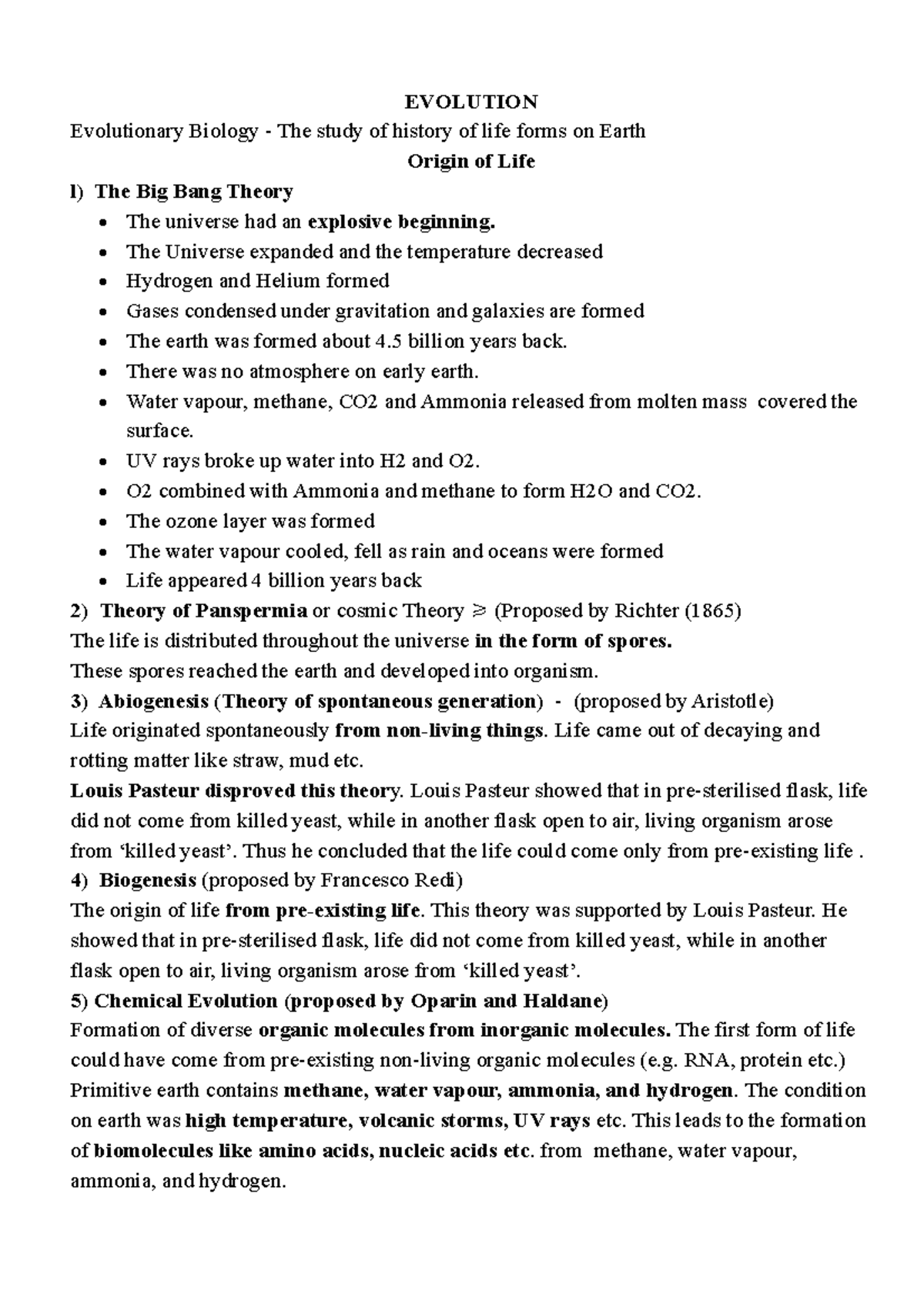 Evolution - Easy to understand - EVOLUTION Evolutionary Biology - The ...