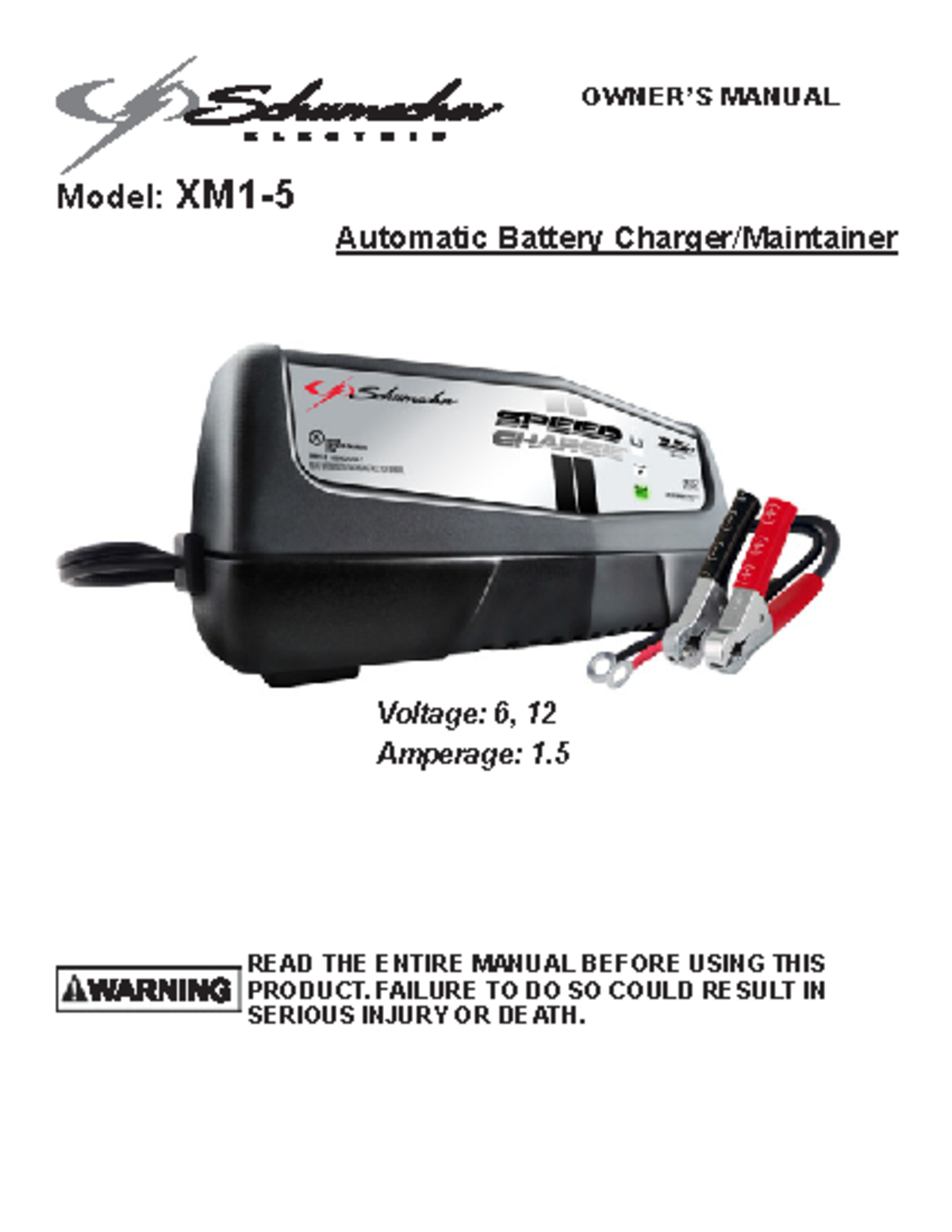 Xm15-owners-manual - Manual for study - Model: XM1- OWNER’S MANUAL READ ...
