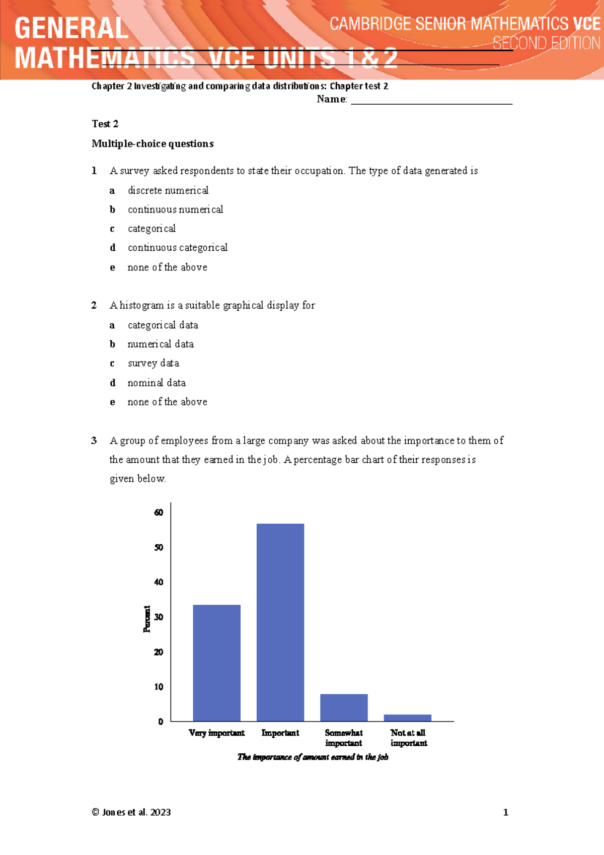 Chapter 2 Practice Test 2 - Name: _____________________________ Test 2 ...