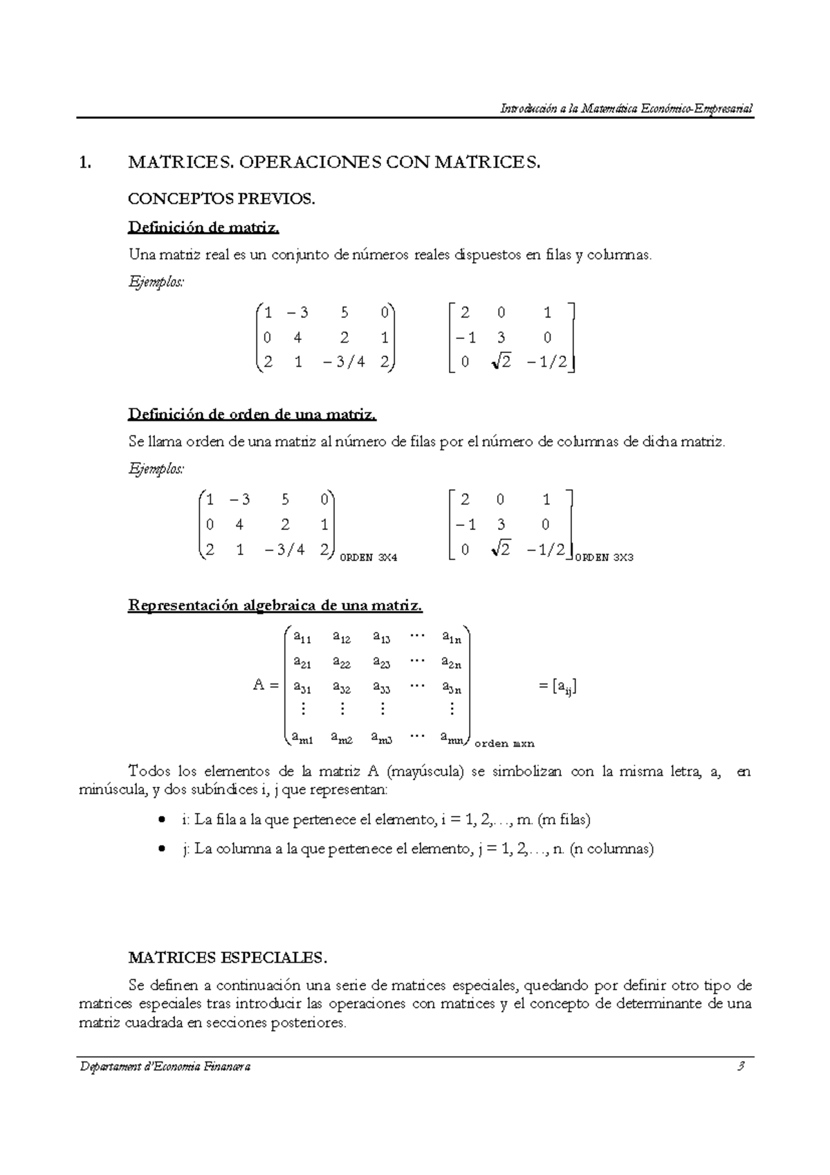 Sesión 2.- Matrices-BASE - Introducción a la Matemática Económico ...