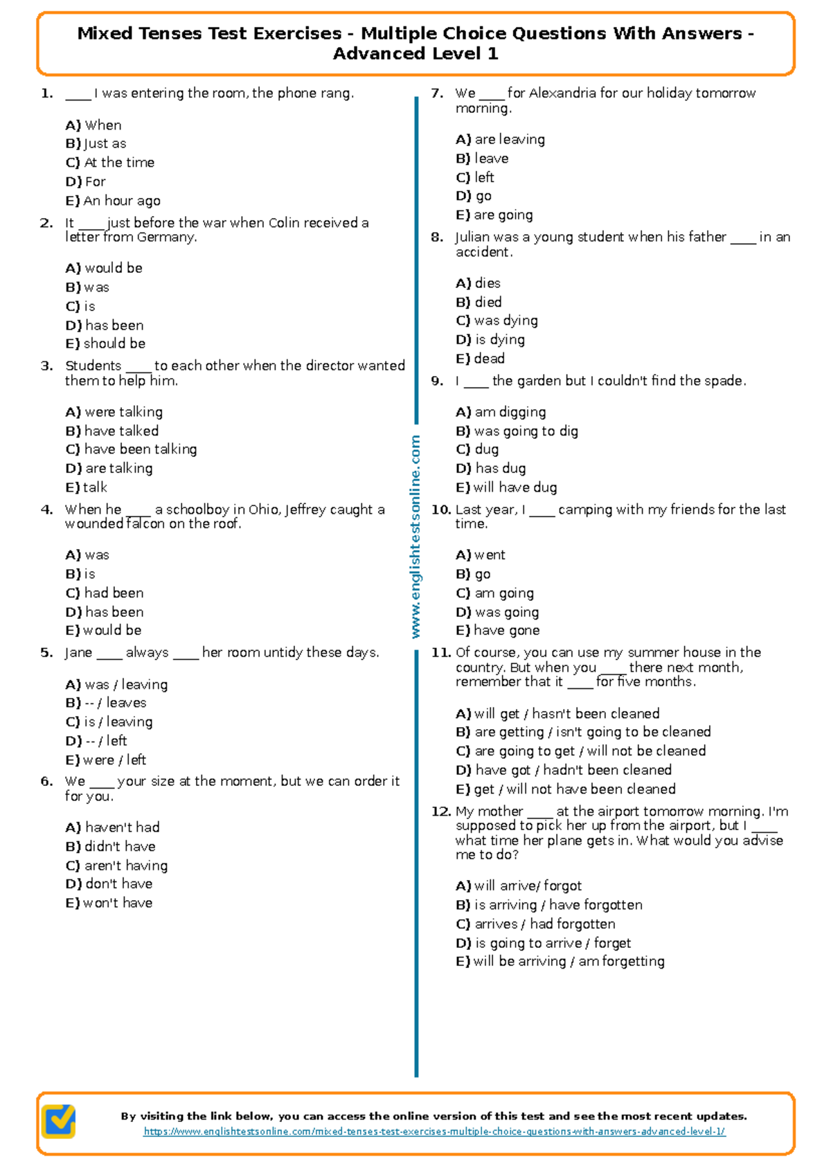 500 mixed-tenses-test-exercises-multiple-choice-questions-with-answers ...