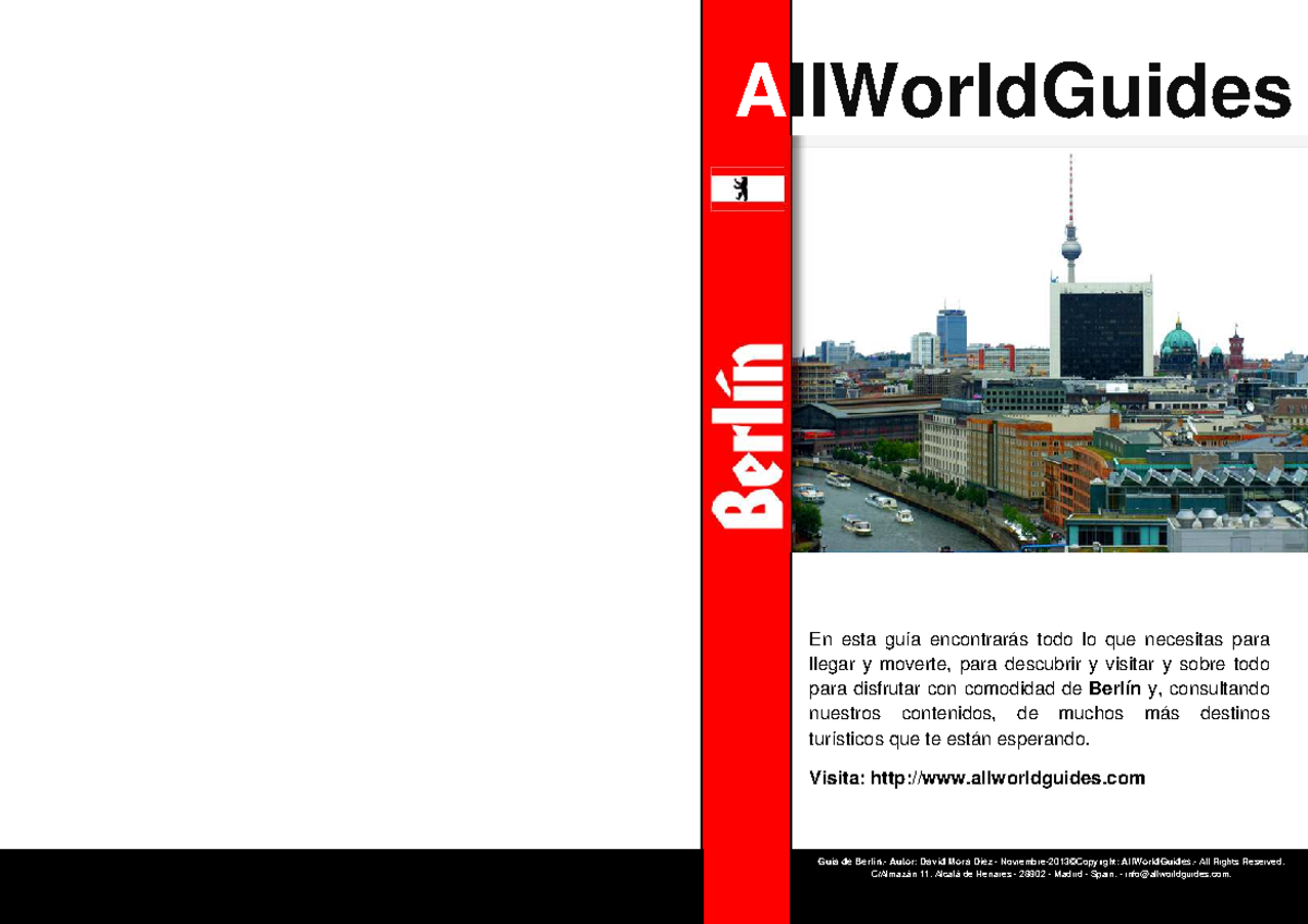 Guia de berlin booklet - AllWorldGuides En esta guía encontrarás todo ...