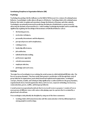 OB 3204 Sadia MAM Notes - Detail illustrations of Organisational ...