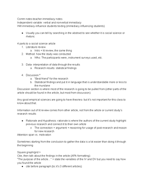 Comm 200 research in comms - Comm 200- RESEARCH in COMMS How we speak ...