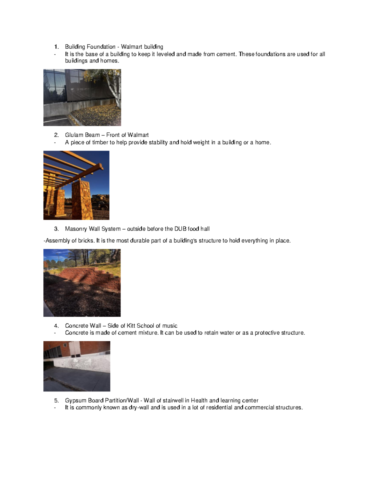 ID Scavenger Hunt - Depicts different structures and designs or windows ...