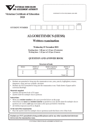 Hast Test Paper - HAST Higher Ability Selection Test Sample Question ...