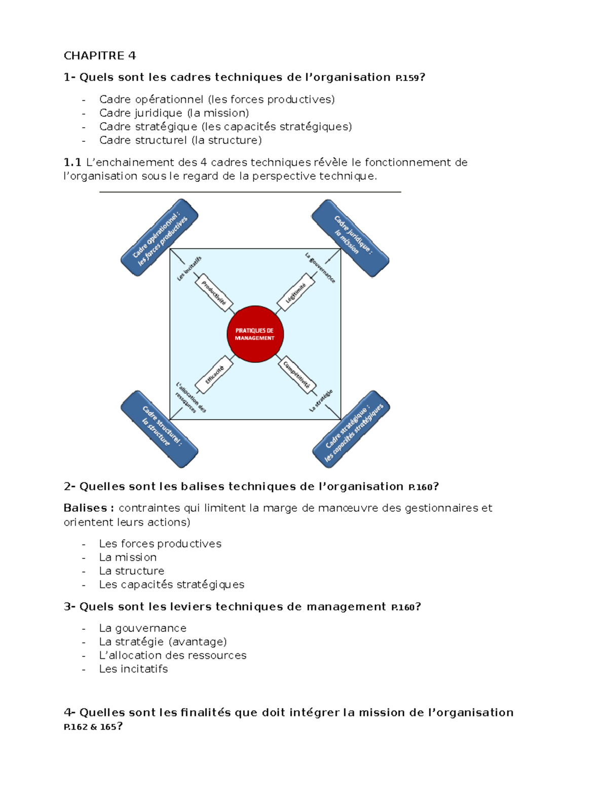 Matière Chapitre 4 - Notes de cours 4 - CHAPITRE 4 1- Quels sont les ...
