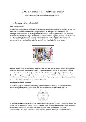 Observatieschema - activiteitenanalyse - Bijlage 1: TABEL 3 Belangrijke ...