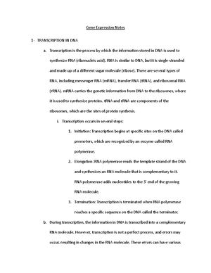 Protein Structure and Function Notes - Protein Structure/Function Notes ...