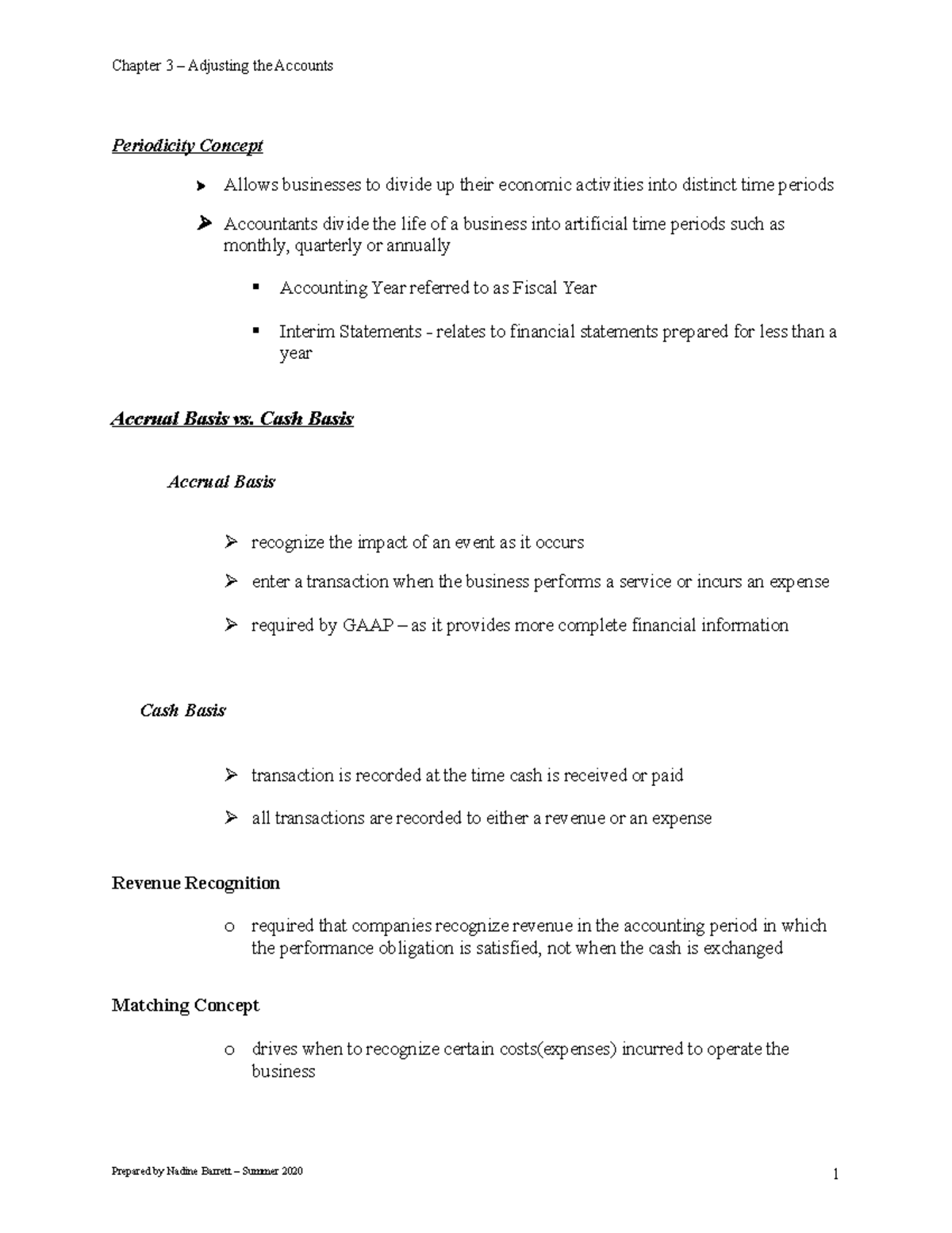 Chapter 3 Lecture Notes - FMGT 1100 - BCIT - Studocu