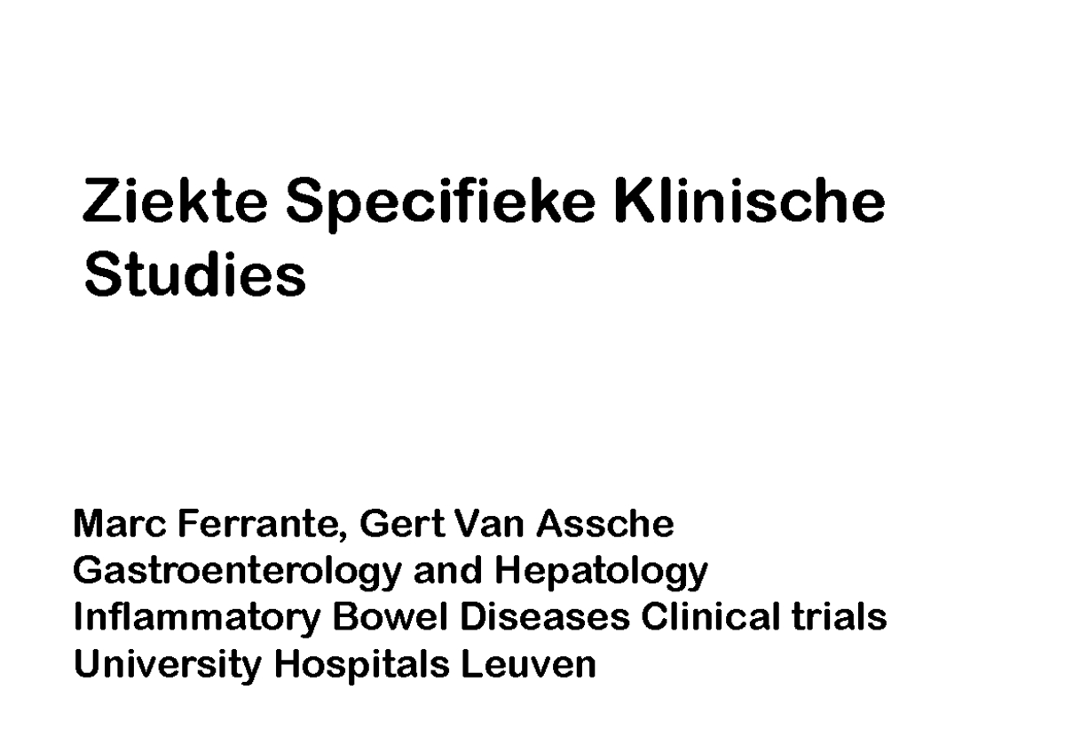 Basisbegrippen klinische fasen MF 2018 Ferrante PDF - - Studocu