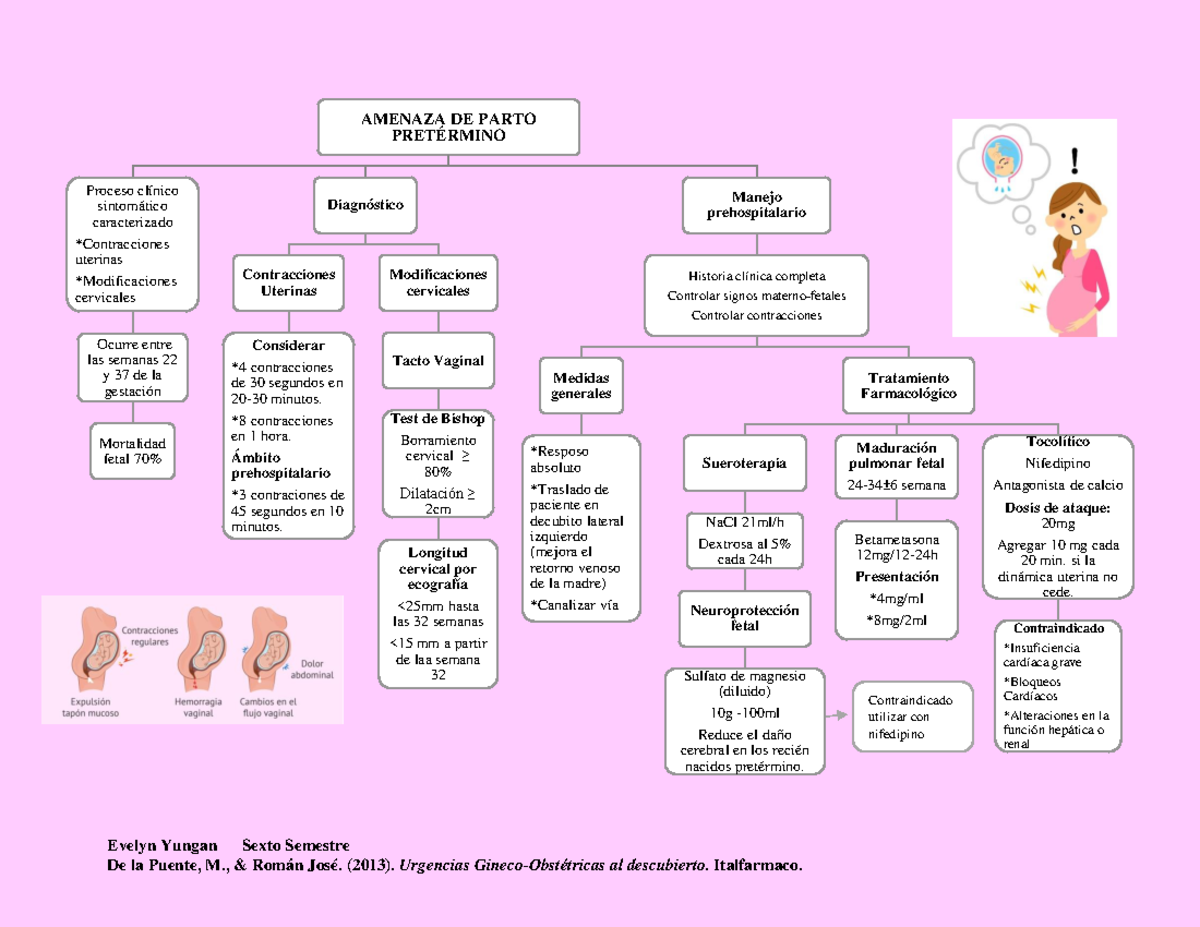 Amenza de parto pretermino 3 - Evelyn Yungan Sexto Semestre De la ...