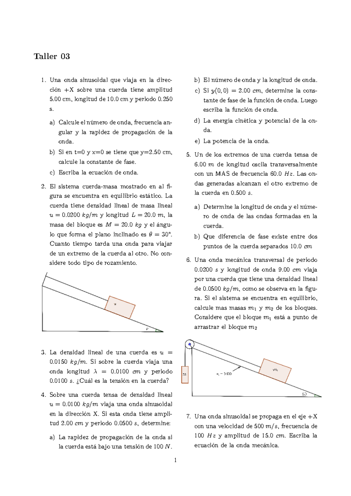 EJERCICIOS BASICOS DEL FISICA 2 DEL TEMA DE ARMONICOS Y MAS (EJERCICIOS ...