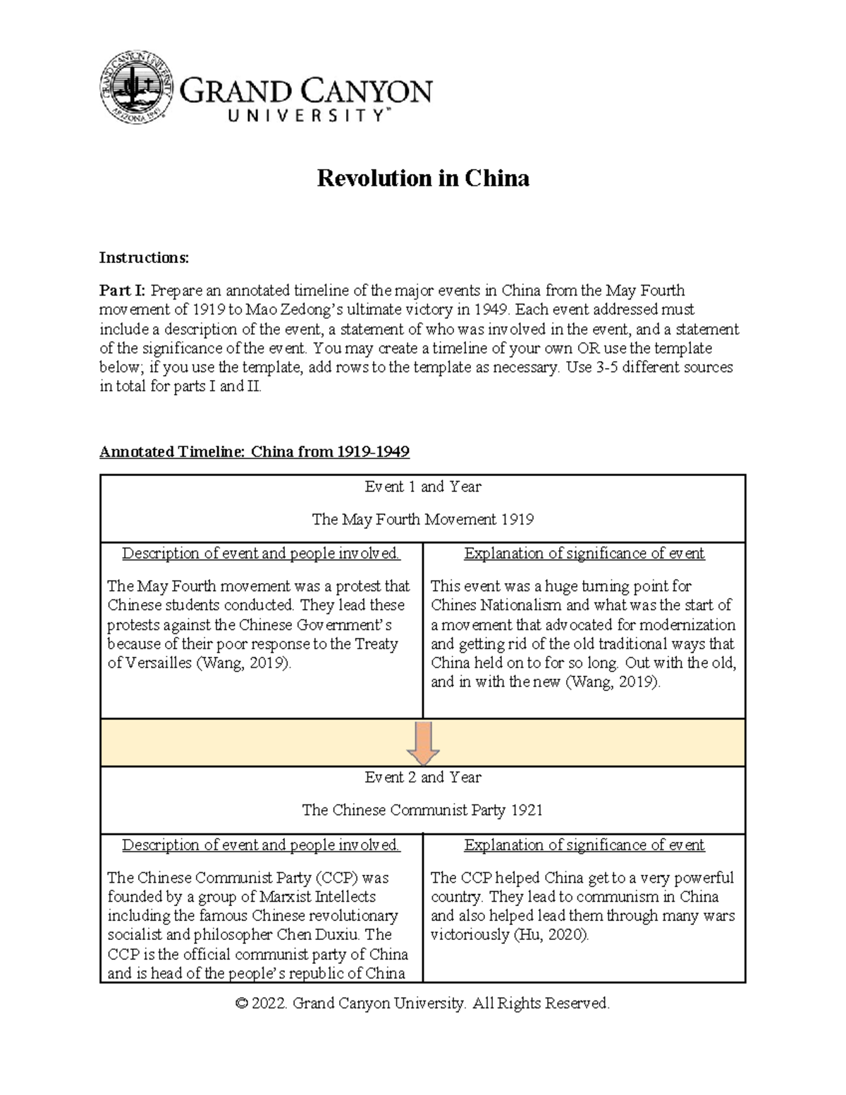 HIS 350 RS T6 Revolutionin China - Revolution in China Instructions ...