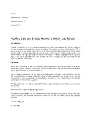 Forces as Vectors - Lab report - Forces as Vectors Kazi Sultana ...