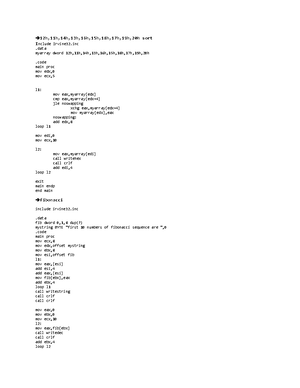 Lab7 K213432 - done and dusted - // task Include irvine32 .data x dword? var dword 5 .code main ...