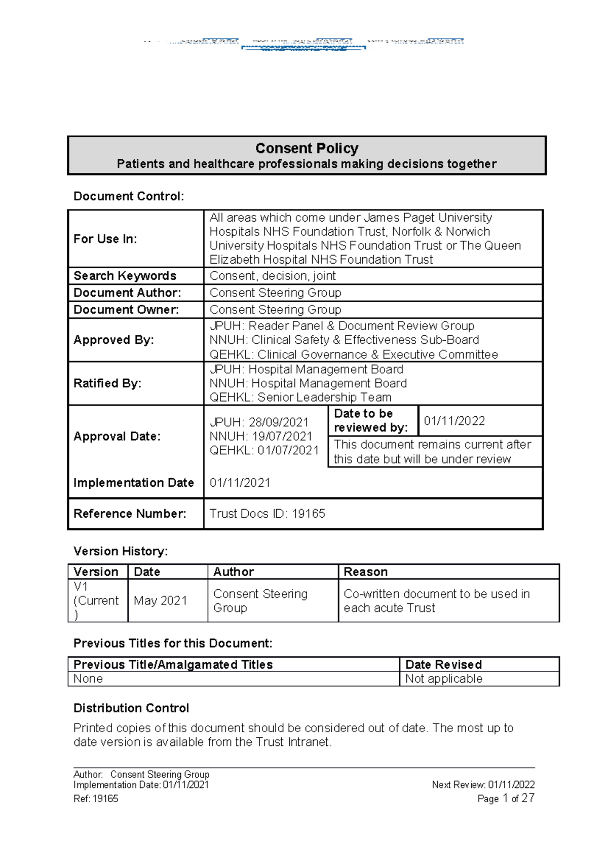 Consent-Policy-v1 - policy - Patients and healthcare professionals ...