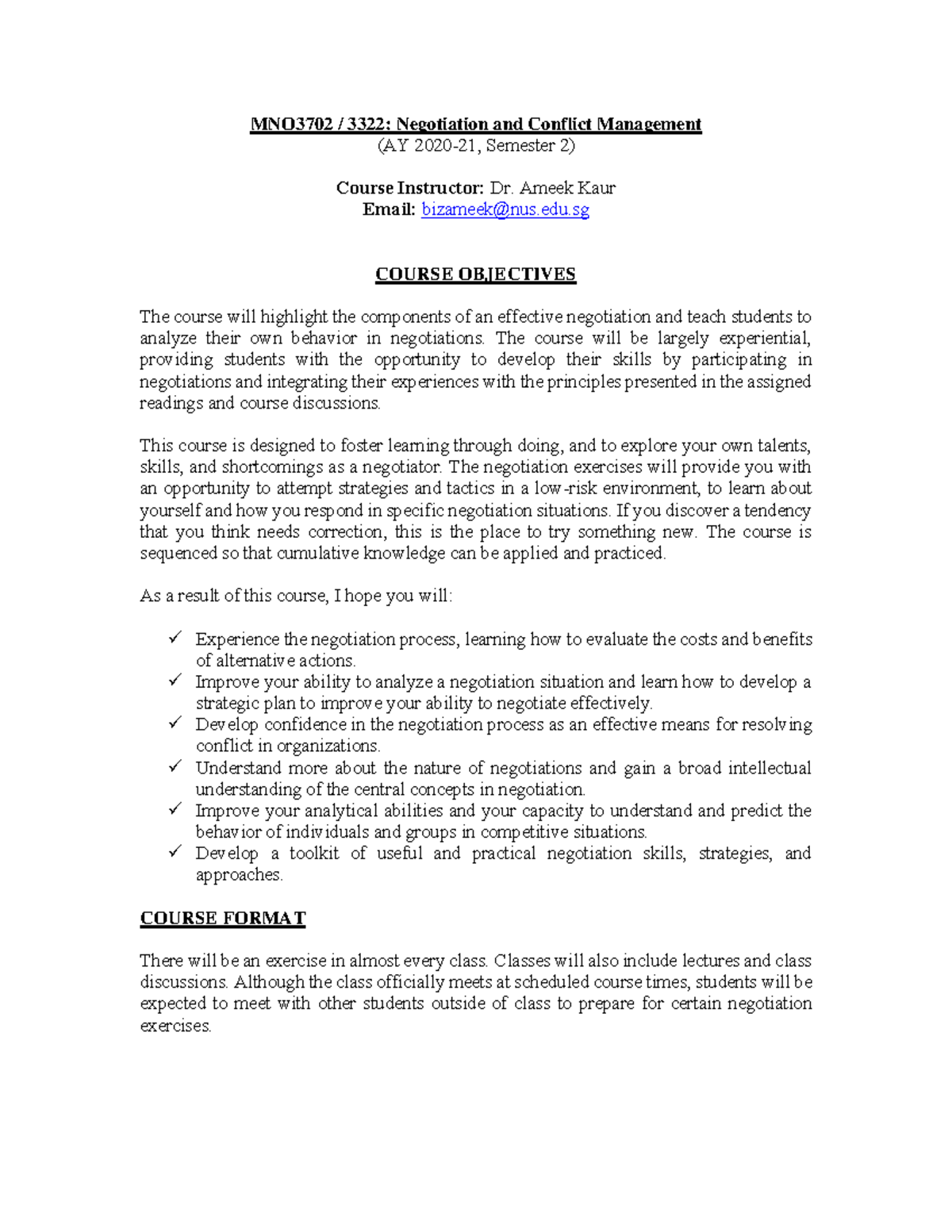 MNO3702 MNO3322 -Module-Outline Ameek-Kaur Sem-2-AY20-21-1 - MNO3702 ...