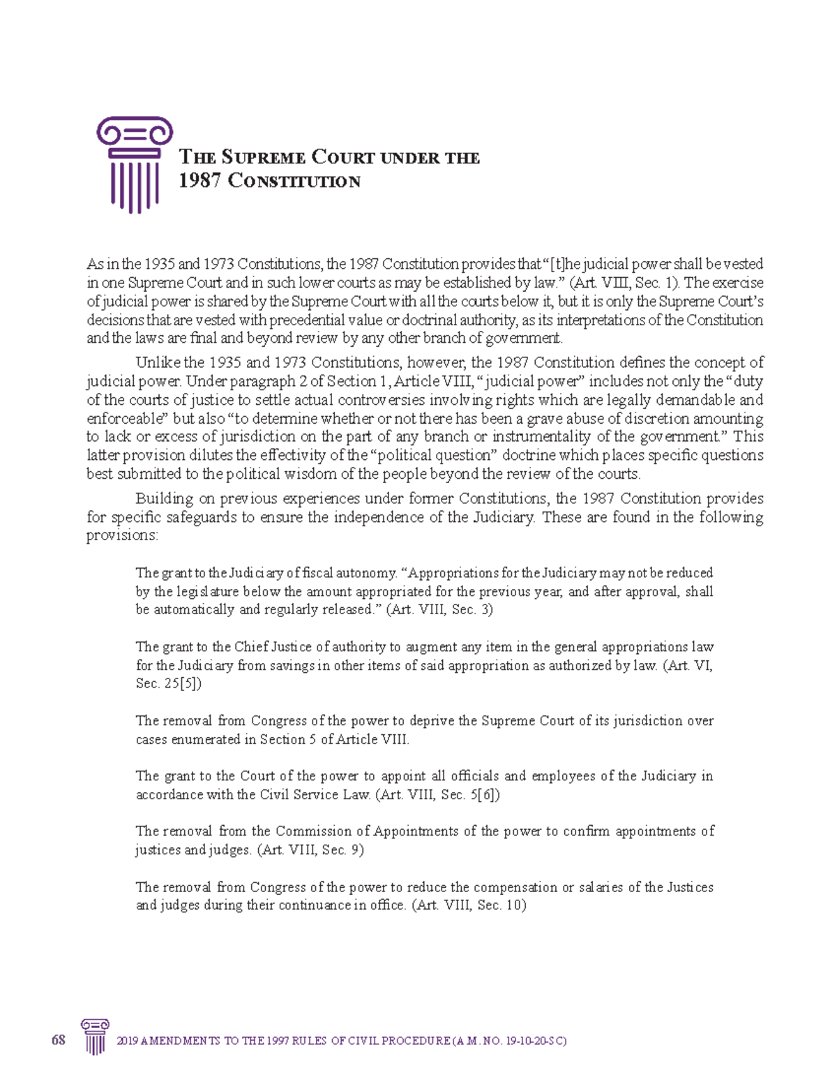 Codal 2019 Rules of Civil Procedure - Tඁൾ Sඎඉඋൾආൾ Cඈඎඋඍ ඎඇൽൾඋ ඍඁൾ 1987 ...