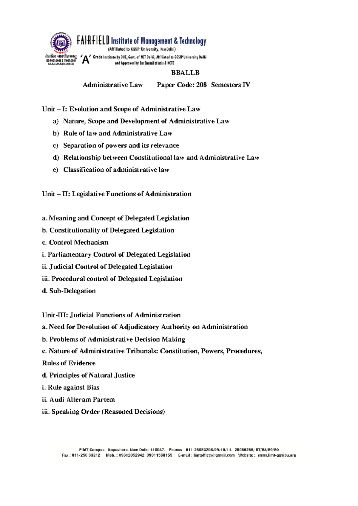 4. Administrative Law Author Fairfield Institute of Management and ...