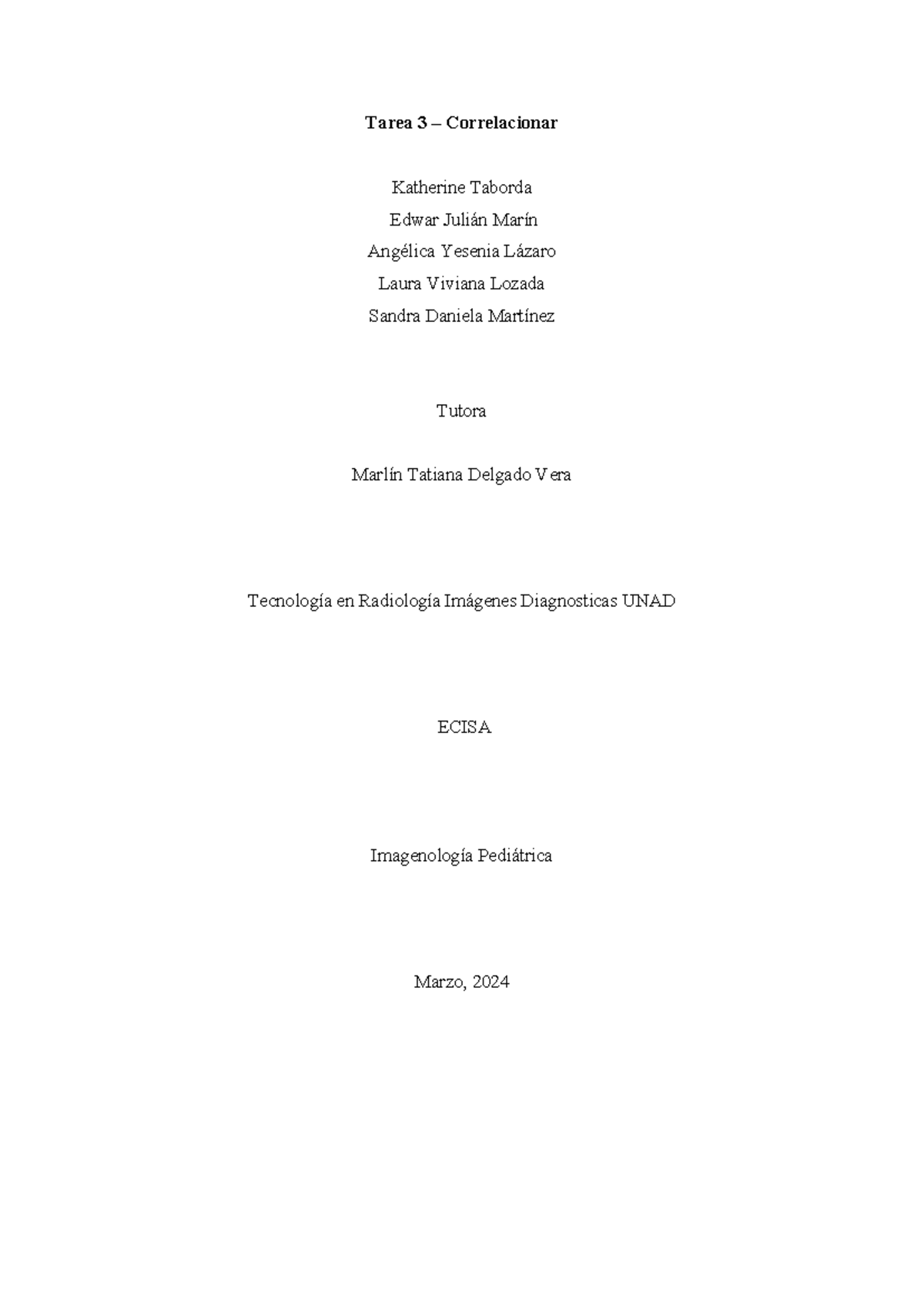 Tarea 3 – Correlacionar grupal - Tarea 3 – Correlacionar Katherine ...