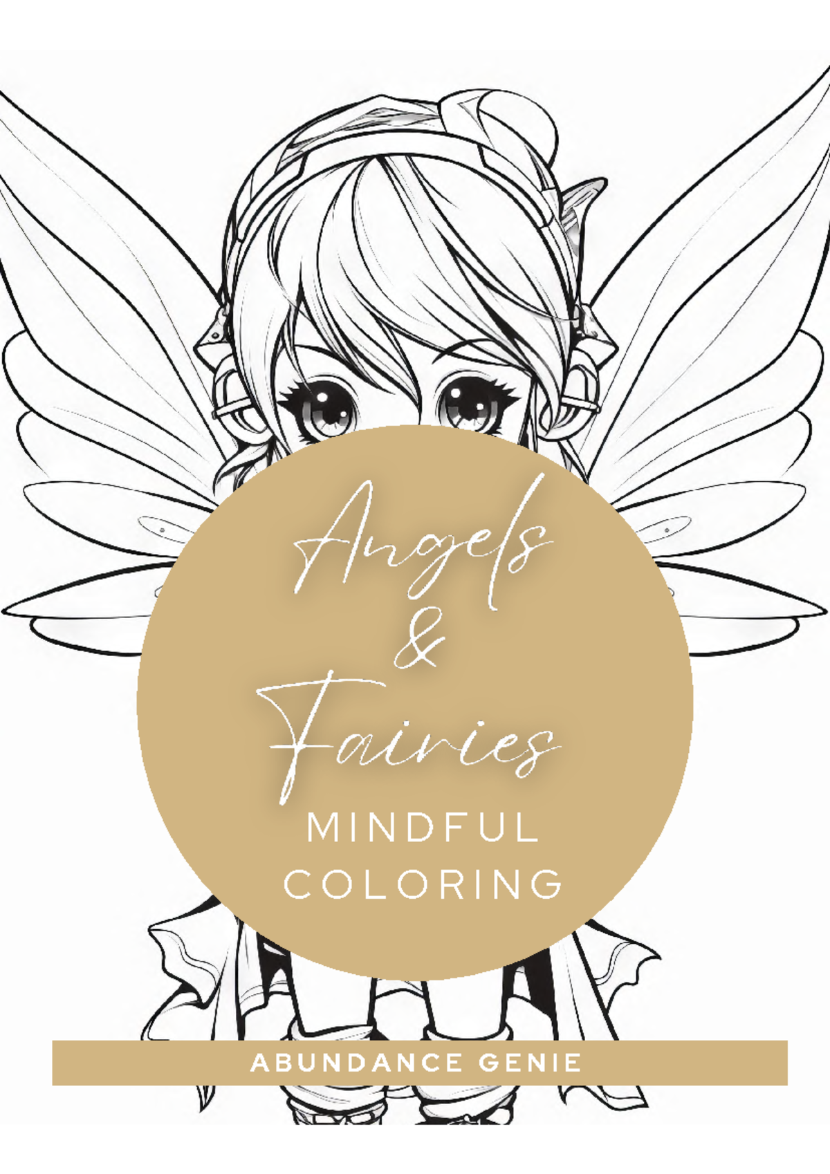 Abundance Genie-A4-Angles Fairies Coloring Book Final - FAC1501 - M I N ...