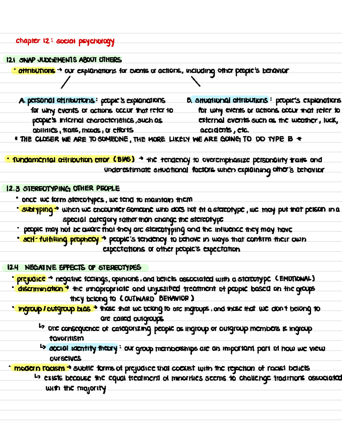 Psychology 102 - Social Psychology - Chapter 12 : social psychology 12 ...