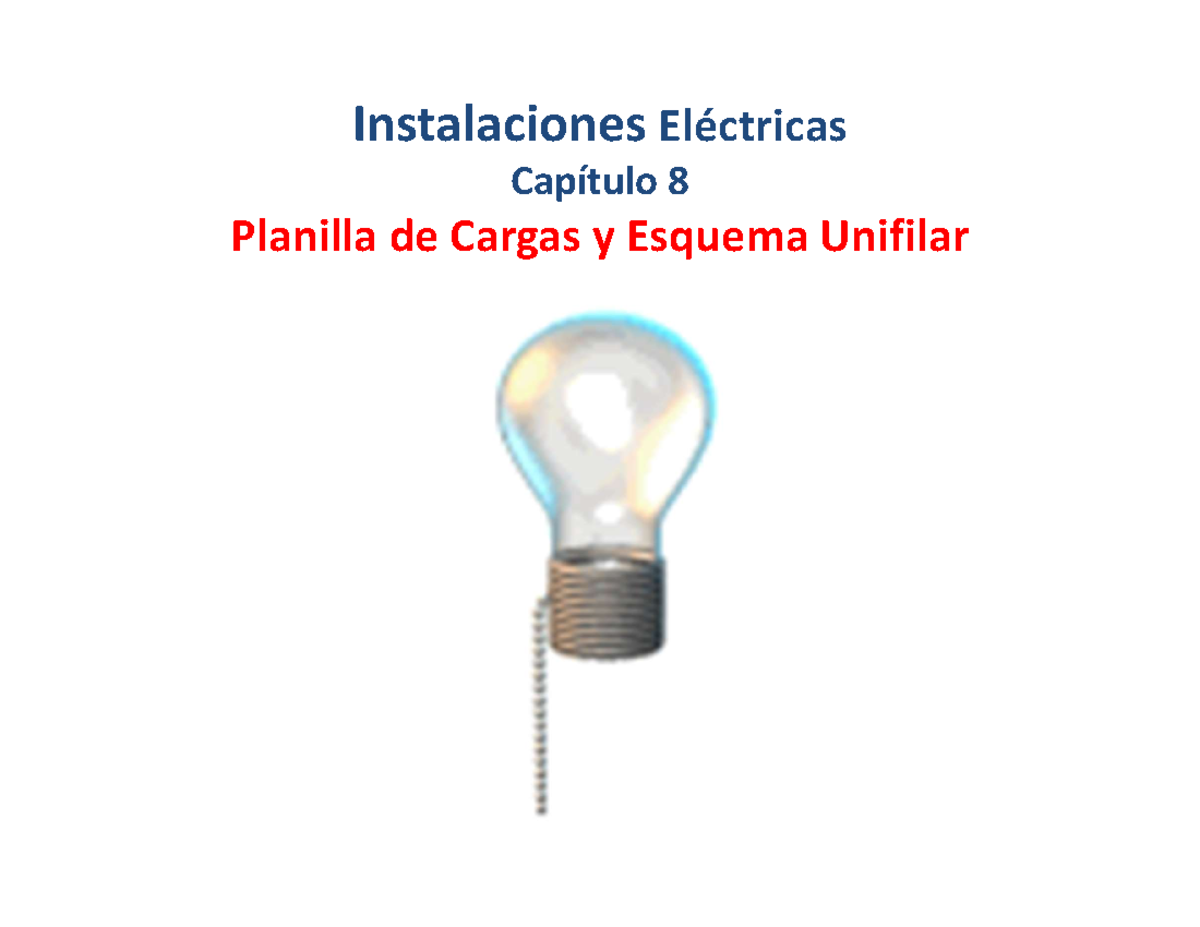 Cap 8-Planilla de cargas y esquema unifilar - Instalaciones Eléctricas ...