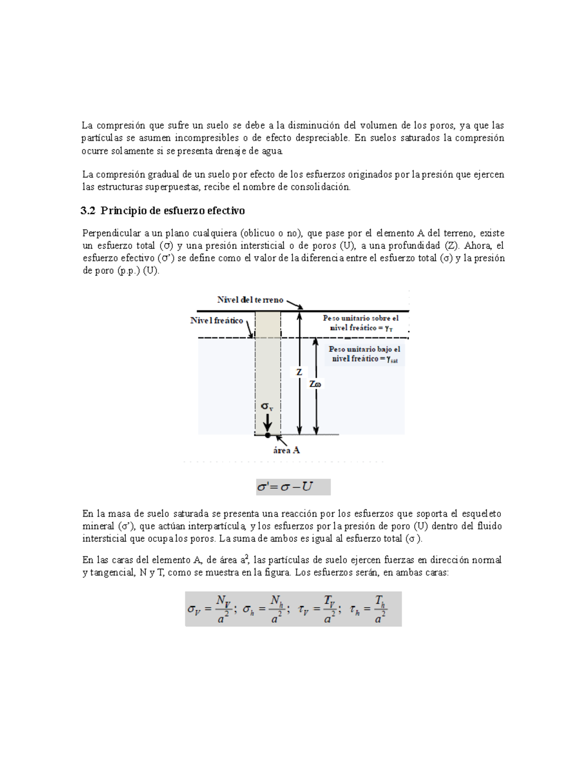 Consolidacion y compresibilidad de suelos II - La compresión que sufre ...