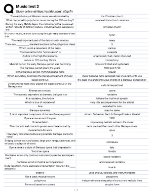 Music Analysis Project - 1” in C Major, Movement I Composer: Wolfgang ...