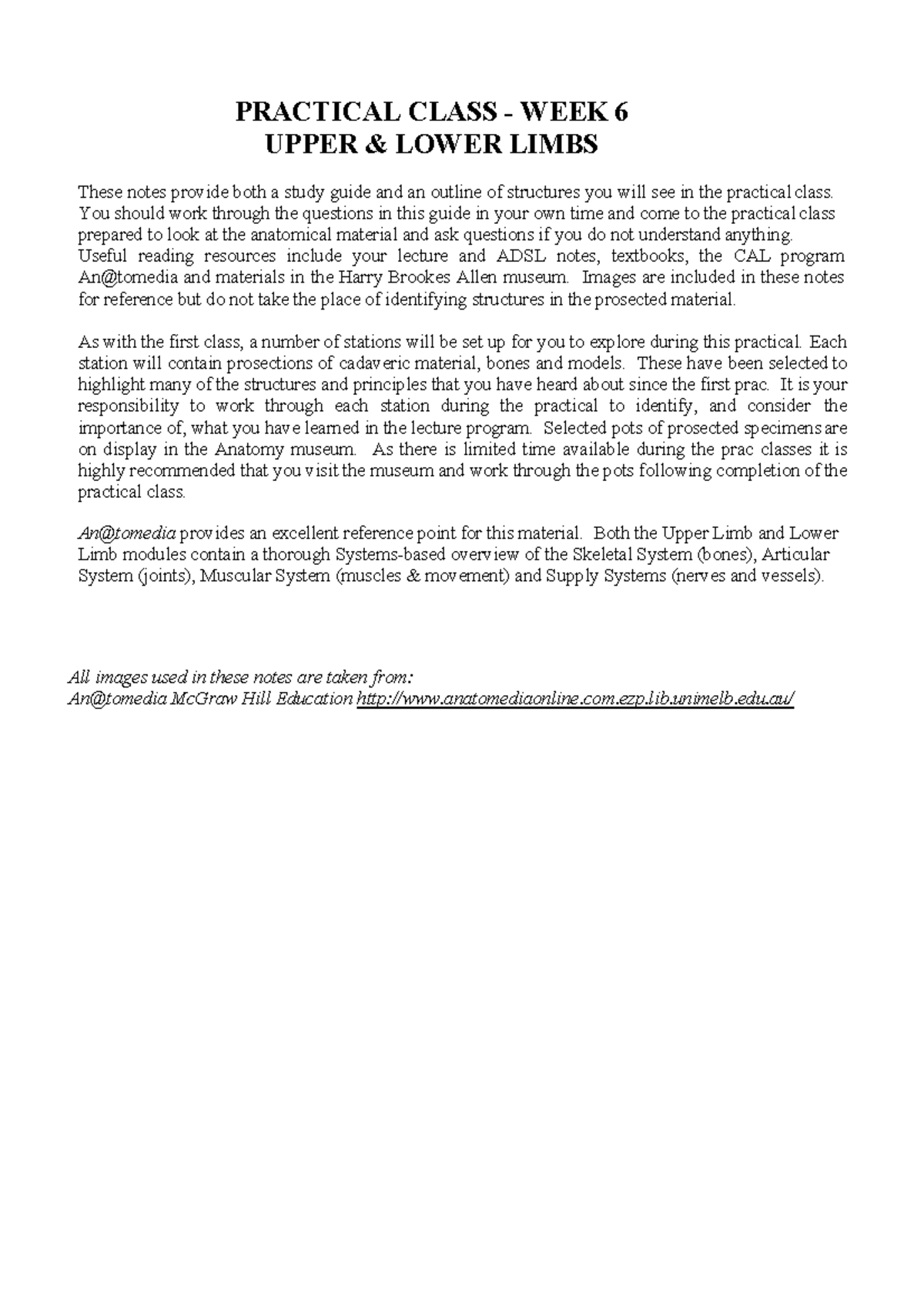 Practical Class - Week 6 UL & LL - PRACTICAL CLASS - WEEK 6 UPPER ...