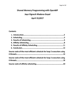 JAYA Vignesh HPC project MPI - 1 MPP-Message Passing Programming Jaya Vignesh Madana Gopal May 8 ...