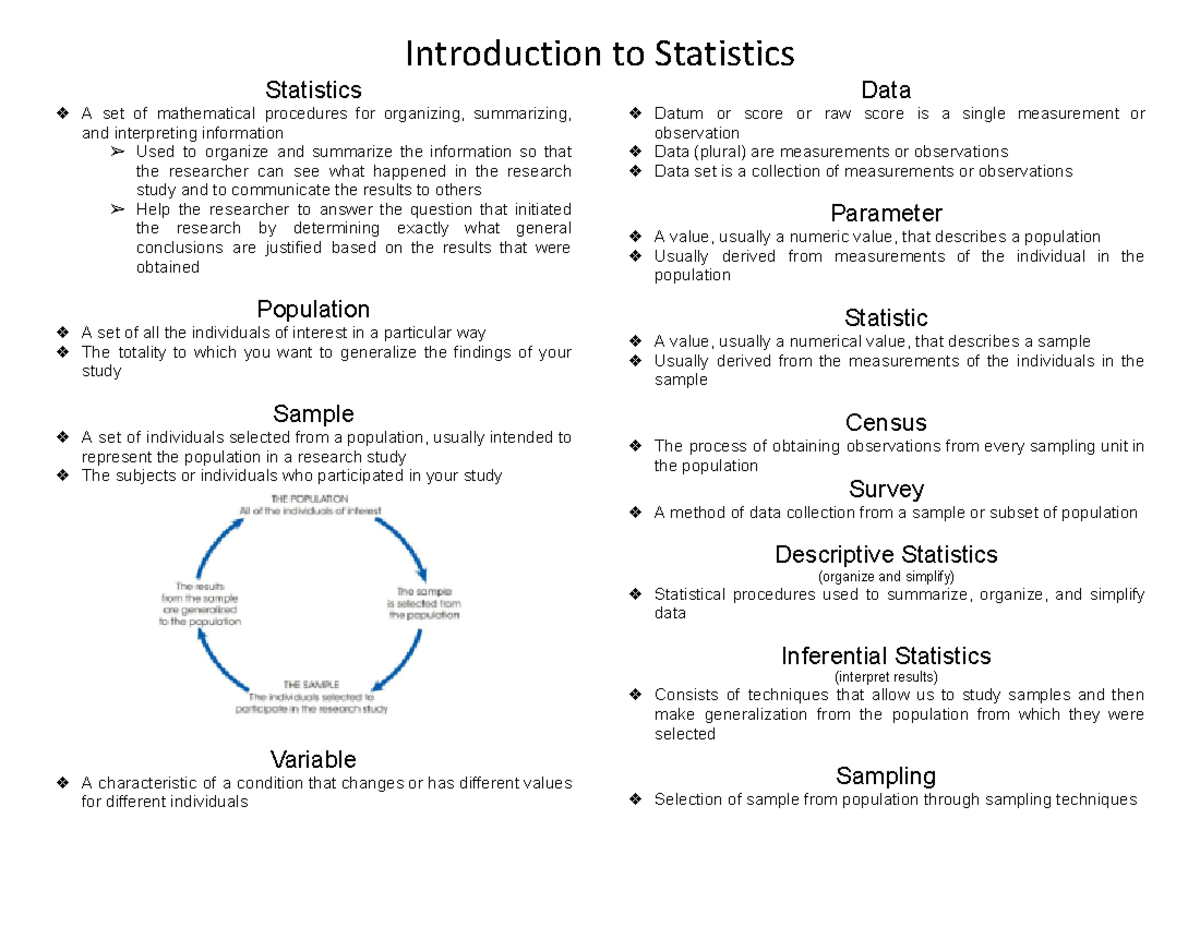 Psych Stats P1 - Introduction, Frequency Distribution, Central Tendency ...