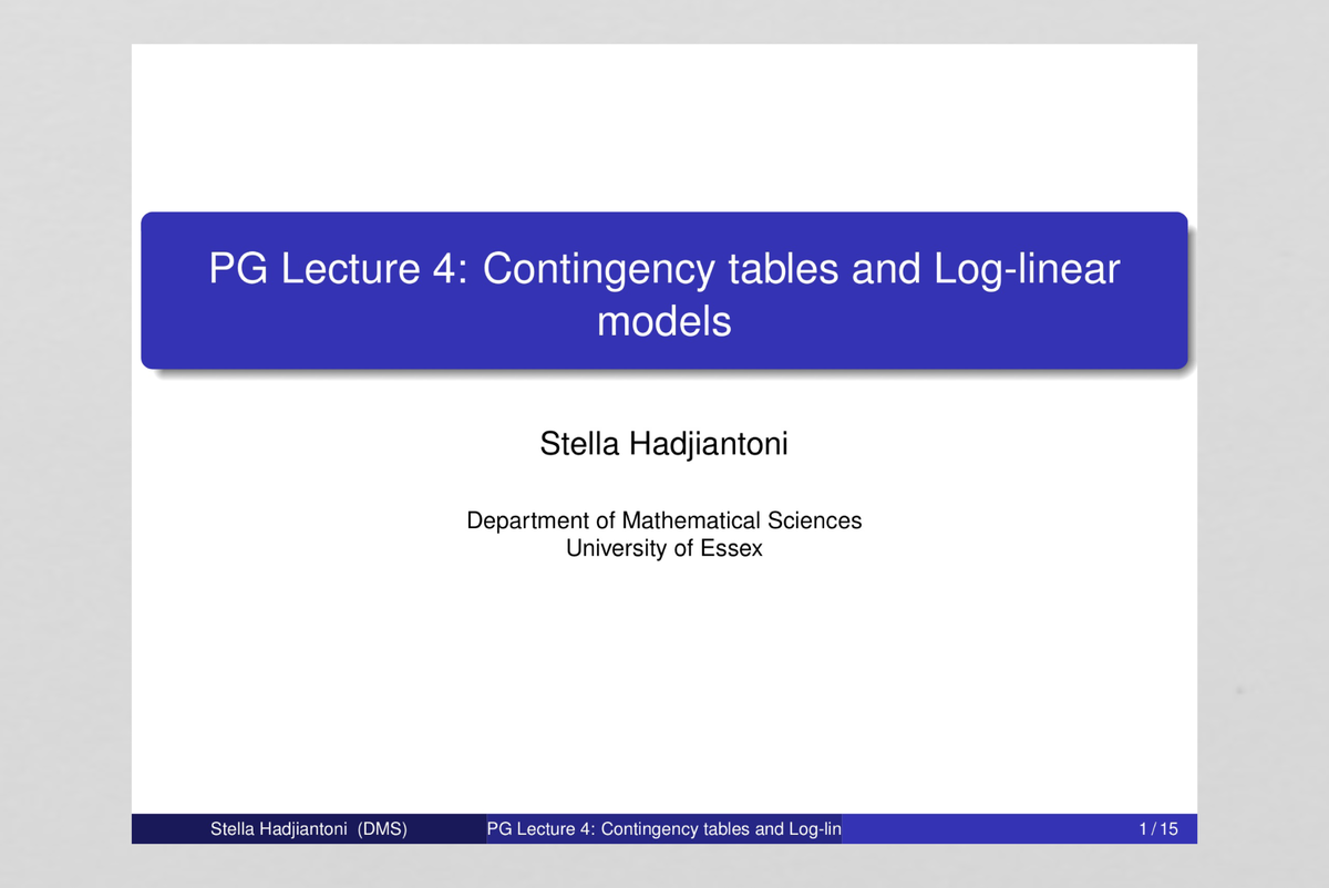 PG Lecture 4 slides annotated - MA317-6-AU-CO - Studocu