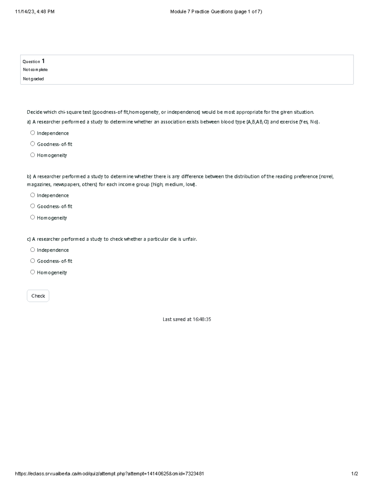 Module 7 - practice quiz set - - Studocu