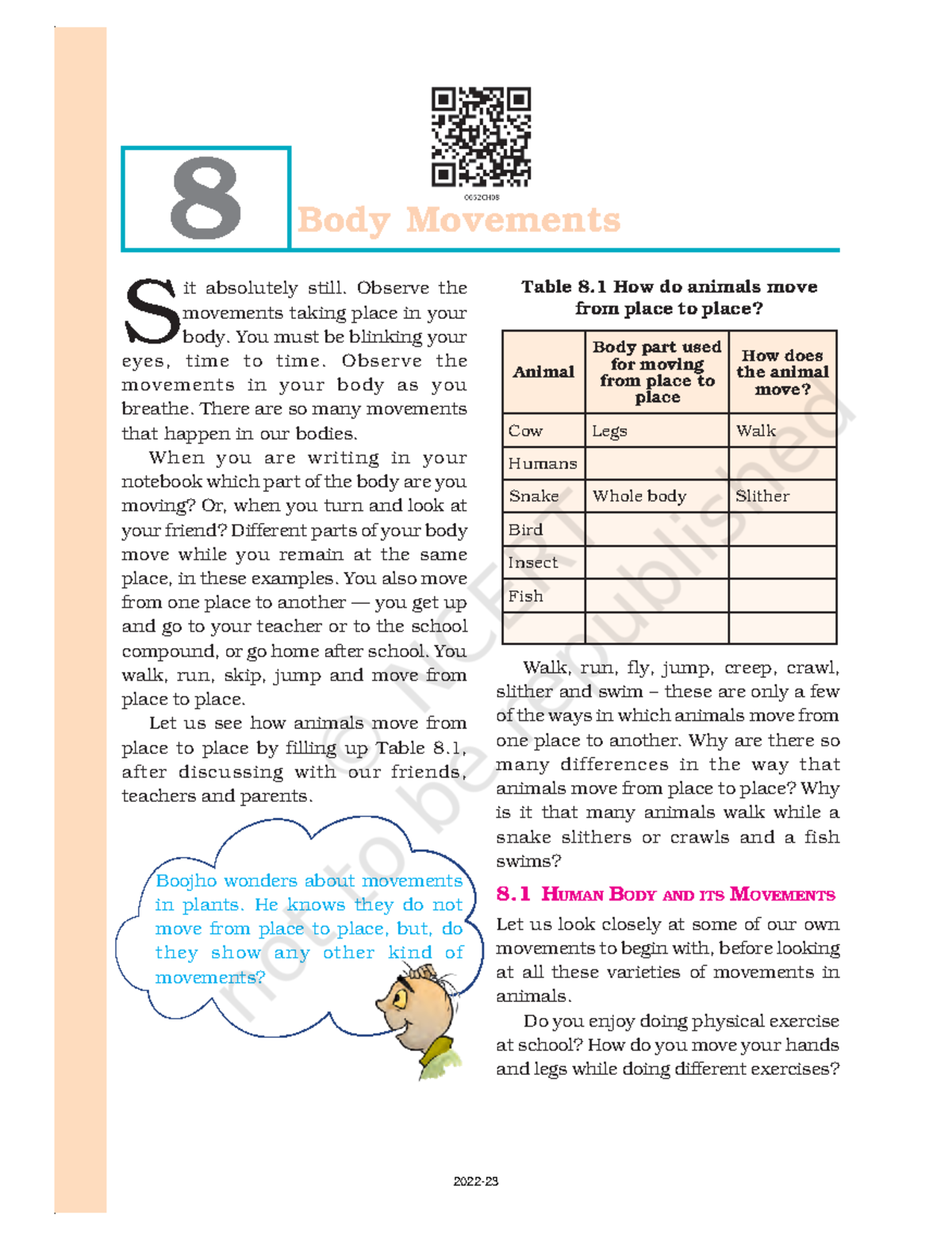 Fesc108 - Very useful - 66 SCIENCE 8 Body Movements S it absolutely ...
