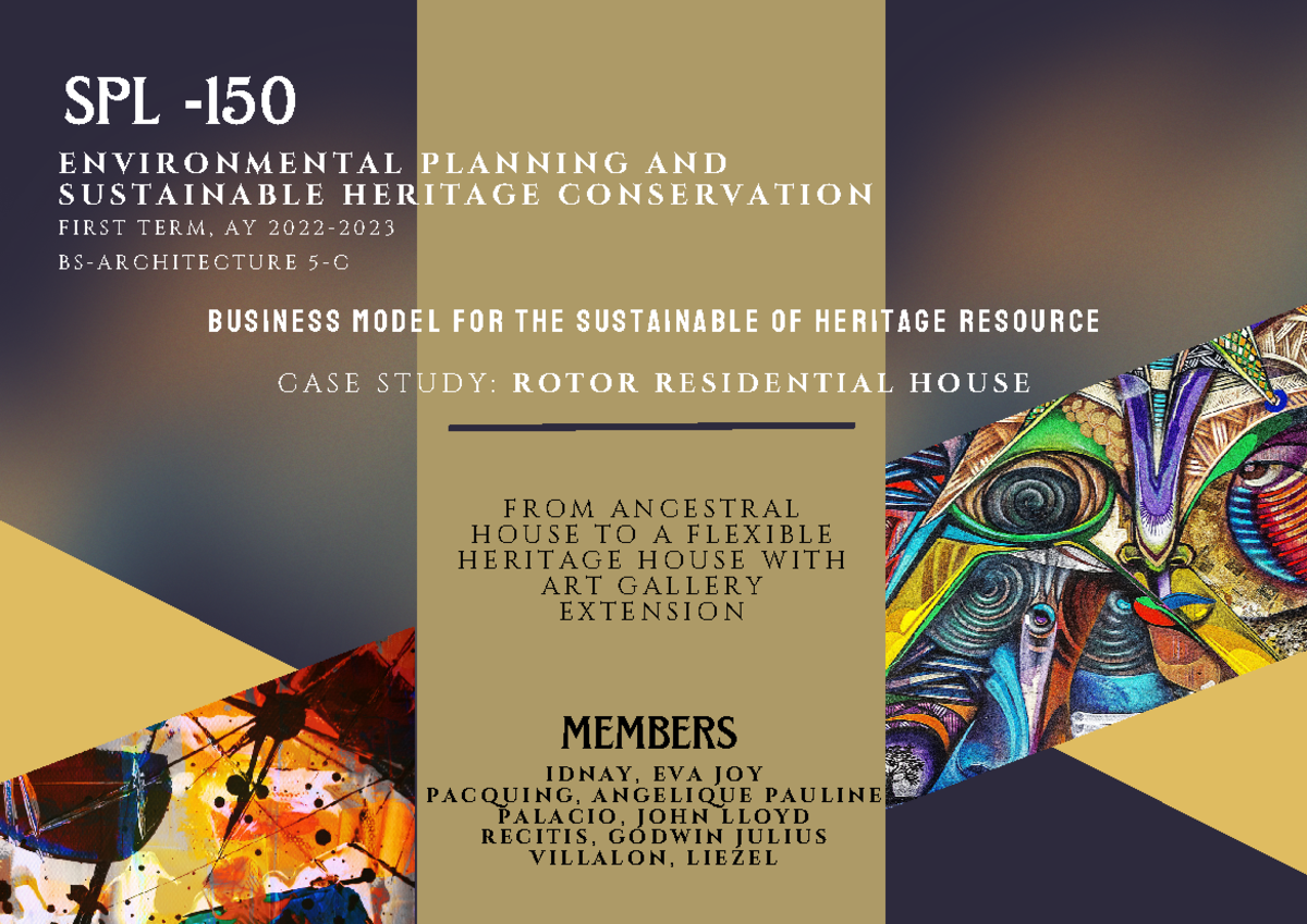 CASE Study Rotor Residential House-1 - B U S I N E S S M O D E L F O R ...