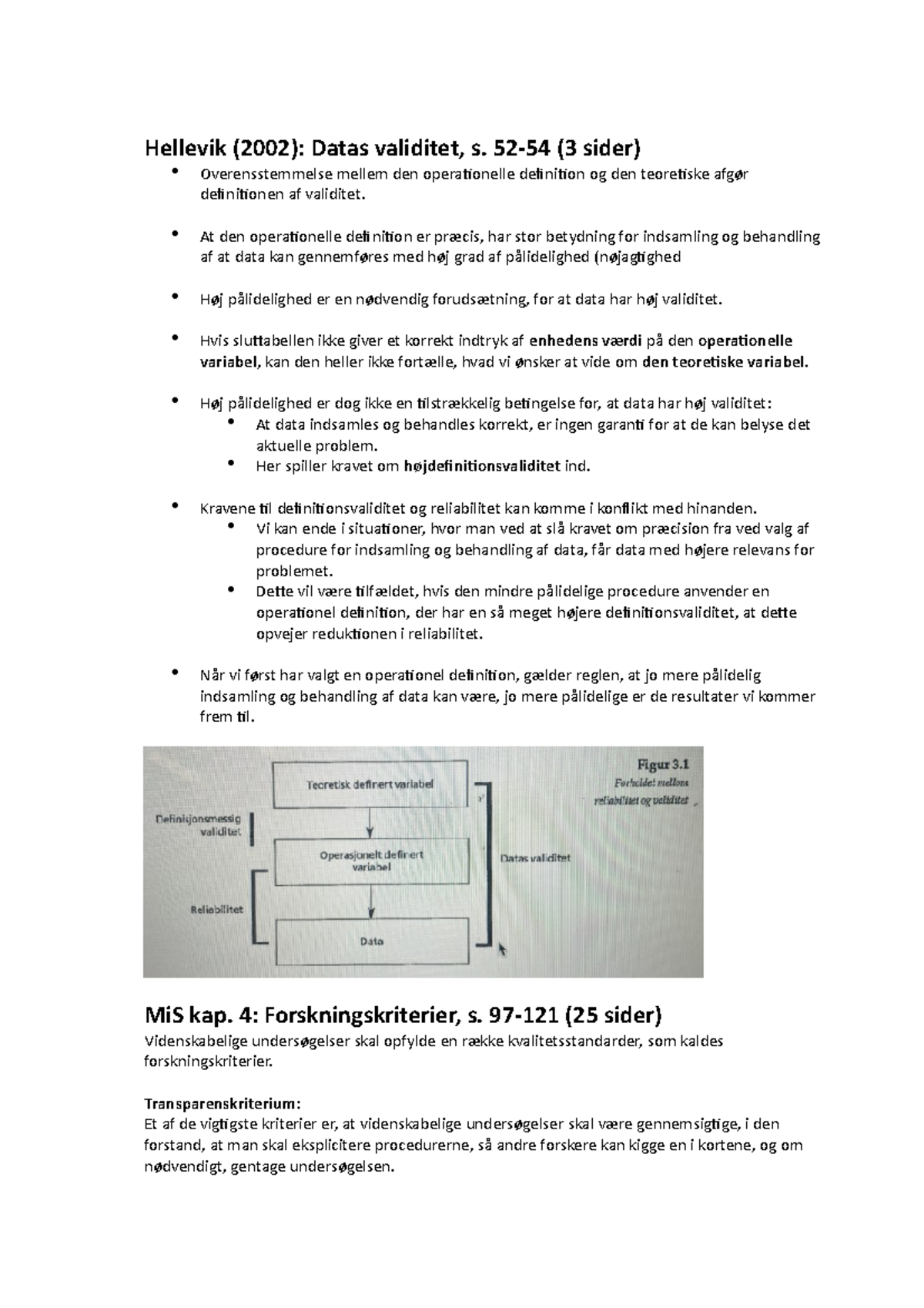 Hellevik - 52-54 (3 sider) Overensstemmelse mellem den operationelle ...