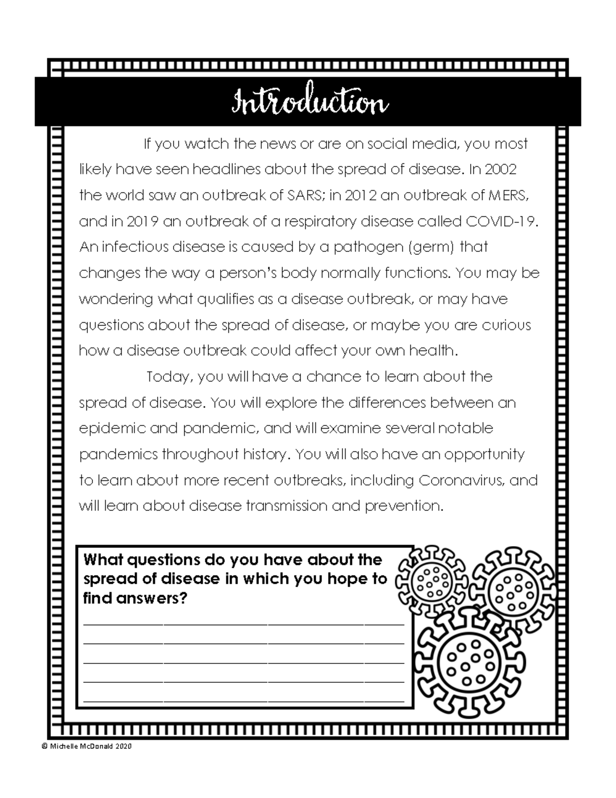 Epidemic ve pandemic - these are notes! - Introduction If you watch the ...